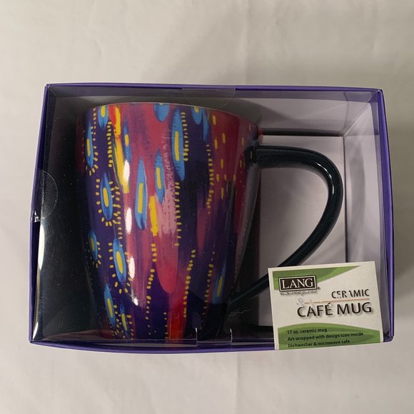 LANG | Other | Lang Ceramic Cafe Mug Art Wrapped With Design Icon ...